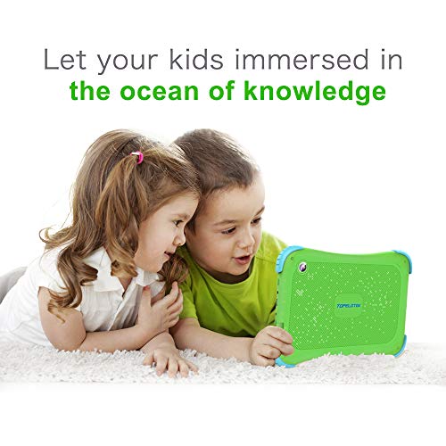 Kids Tablet 7 inch Android Tablet for Kids, Tablet for Toddlers Tablet with WiFi Parental Control Dual Camera 1GB 32GB Google Playstore YouTube Netflix for Boys Girls (Green)