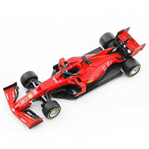 Bburago 1/43 Ferrari F1 SF90 2019 5# Sebastian Vettel Diecast Model Car 36815