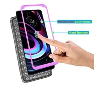 Asuwish Phone Case for LG V60 ThinQ V60ThinQ 5G G9 Thin Q Cover Hybrid Rugged Shockproof Hard Drop Proof Full Body Protective Heavy Duty Mobile Cell Accessories LGV60 V 60 60ThinQ 60V Women Purple