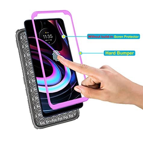 Asuwish Phone Case for LG V60 ThinQ V60ThinQ 5G G9 Thin Q Cover Hybrid Rugged Shockproof Hard Drop Proof Full Body Protective Heavy Duty Mobile Cell Accessories LGV60 V 60 60ThinQ 60V Women Purple