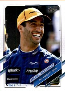 2021 topps formula 1#28 daniel ricciardo mclaren f1 team racing card