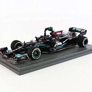 Mint Models Lewis Hamilton F1 Winner Brazilian Grand Prix 2021 Scale Model in 1:43 Scale by Spark