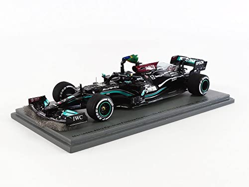 Mint Models Lewis Hamilton F1 Winner Brazilian Grand Prix 2021 Scale Model in 1:43 Scale by Spark