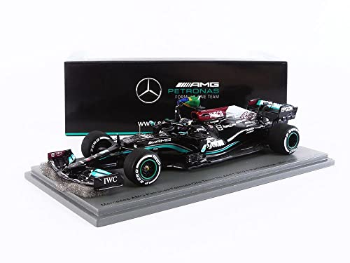 Mint Models Lewis Hamilton F1 Winner Brazilian Grand Prix 2021 Scale Model in 1:43 Scale by Spark