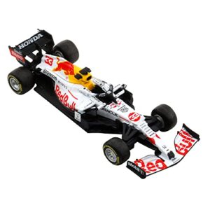 bburago red bull f1#33 2021 max verstappen 1/43 diecast model car turkey white 38055