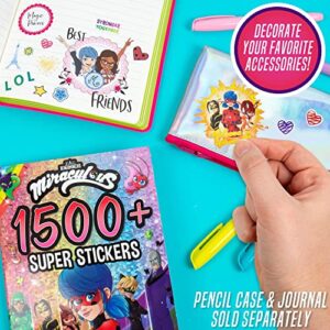 Zagtoon Miraculous Ladybug 1500+ Stickers, Ultimate Heroez Stickers, Ladybug, Cat Noir, Rena Rouge, Carapace, Vesperia, Bunnyx, Tikki, Plagg, Cute Gifts for Girls Kids Teens Adults