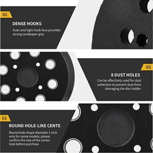 Sander Replacement Pad for Ryobi, 2 Pack 5 in 8 Hole Hook and Loop Orbital Sanding Pad Parts for Ryobi RS290 RS280 P411 Milwaukee 6021-21 6034-21 Ridgid R2600 R2601 Craftsman 315 Model Orbit Sander