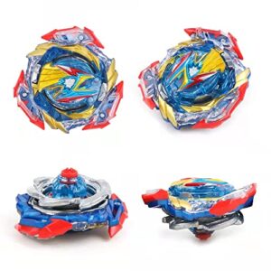 Bey Battle Burst Gyro Blade Toy Set Great Present for Kids Children Boys Ages 6 8 10 12+ Metal Fusion Attack Top Battling Game 10 Spinning Tops 2 Two-Way Launcher 2 Handles