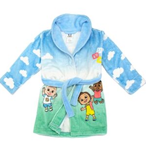 Cocomelon Toddler Boys JJ Playtime 3D Plush Robe (as1, age, 4_years, CoComelon Bus, 4T)