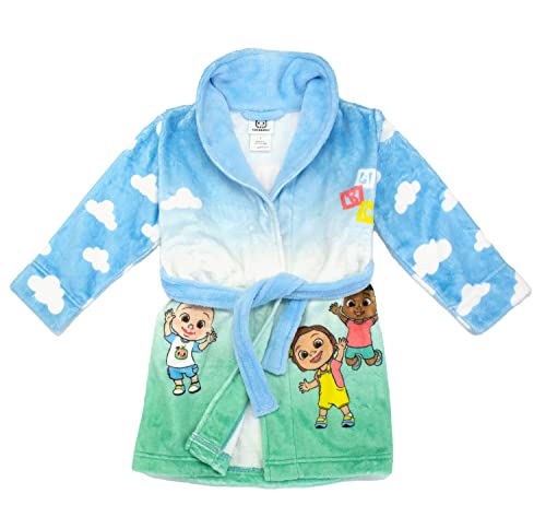 Cocomelon Toddler Boys JJ Playtime 3D Plush Robe (as1, age, 4_years, CoComelon Bus, 4T)