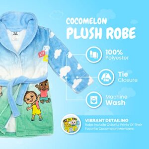 Cocomelon Toddler Boys JJ Playtime 3D Plush Robe (as1, age, 4_years, CoComelon Bus, 4T)