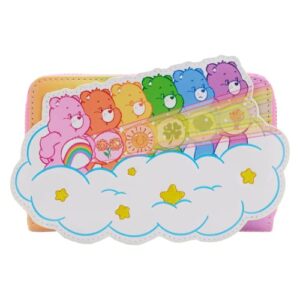 care bears stare rainbow zip around wallet