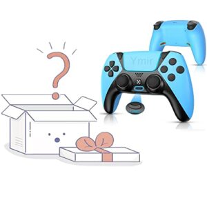 topad blind box wireless game controller compatible for ps4 with enhanced pa4 remote joystick/audio/touch pad/dual vibration,compatible with playstation 4/slim/pro console,for christmas birthday gift