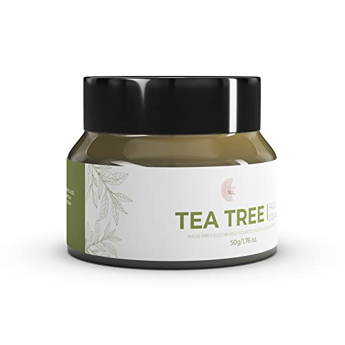 Brandnu Tea Tree Face Cream - Moisturizer for Acne-Prone, Sensitive Skin (1.7 oz)