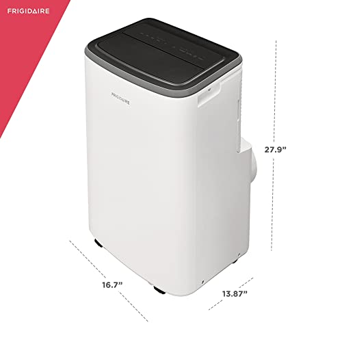 Frigidaire Portable Room Air Conditioner, 10,000 BTU with Dehumidifier Mode, in White (Renewed)