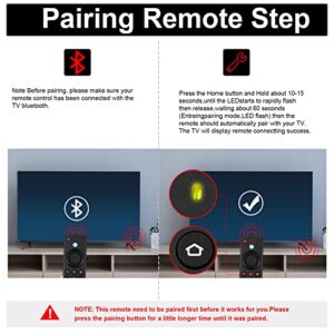 Replacement Voice Remote Control Requires Compatible with Amazon Smart TV Omni Series/ 4-Series/Omni QLED Series, Applicable for Insignia Smart TV/Applicable for Toshiba Smart TV