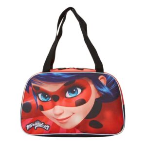 miraculous ladybug duffel bag for dance, travel, sports, or gymnastics