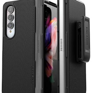 Encased DuraClip for Galaxy Z Fold 4 Belt Clip Case, Slim Front + Back Phone Case with Holster (2022 Samsung Z-Fold 4)