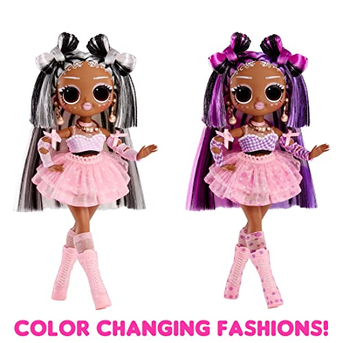 L.O.L. Surprise! LOL Surprise OMG Sunshine Color Change Switches Fashion Doll with Color Changing Hair and Fashions and Multiple Surprises and Fabulous Accessories – Great Gift for Kids Ages 4+