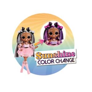 L.O.L. Surprise! LOL Surprise OMG Sunshine Color Change Switches Fashion Doll with Color Changing Hair and Fashions and Multiple Surprises and Fabulous Accessories – Great Gift for Kids Ages 4+