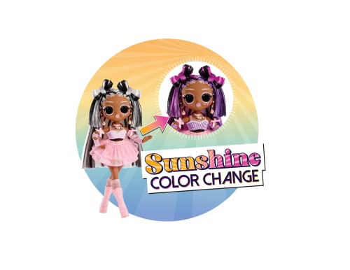 L.O.L. Surprise! LOL Surprise OMG Sunshine Color Change Switches Fashion Doll with Color Changing Hair and Fashions and Multiple Surprises and Fabulous Accessories – Great Gift for Kids Ages 4+