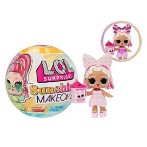 lol surprise sunshine makeover with 8 surprises, uv color change, accessories, limited edition doll, collectible doll- great gift for girls age 4+