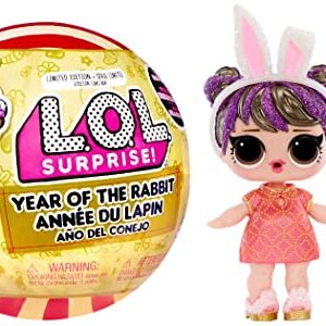 L.O.L. Surprise! Year of The Rabbit Doll Good Luck Sweetie- with Collectible Doll, 7 Surprises, Limited Edition Doll, Accessories, Pet, Lunar New Year Theme- Great Gift for Girls Age 4+