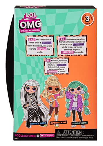 L.O.L. Surprise! O.M.G. Speedster Fashion Doll with Multiple Surprises and Fabulous Accessories – Great Gift for Kids Ages 4+