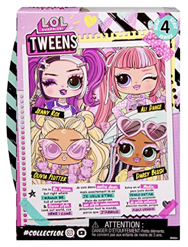 L.O.L. Surprise! Tweens Series 4 Fashion Doll Darcy Blush with 15 Surprises and Fabulous Accessories – Great Gift for Kids Ages 4+