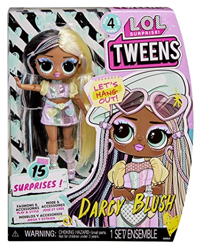 L.O.L. Surprise! Tweens Series 4 Fashion Doll Darcy Blush with 15 Surprises and Fabulous Accessories – Great Gift for Kids Ages 4+