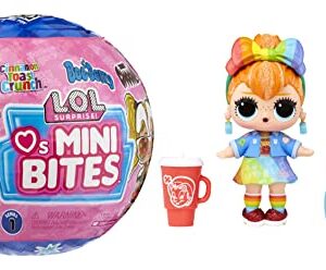 L.O.L. Surprise! LOL Surprise Loves Mini Bites Cereal Dolls with 7 Surprises, Accessories, Limited Edition Doll, Cereal Theme, Collectible Doll- Great Gift for Girls Age 4+