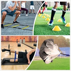 KATZEIST Agility Training Equipment, Kids Soccer Hurdles Agility Ladder Equipment Set Agility Training Set for Tennis, Football, Soccer, Basketball,Speed Agility Training kit, Blue