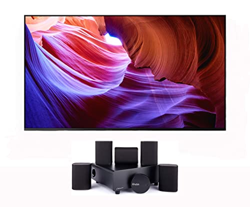 Sony KD50X85K 50" 4K HDR LED with PS5 Features Smart TV with a Platin MILAN-5-1-SOUNDSEND 5.1 Immersive Cinema-Style Sound System (2022)