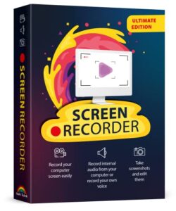 screen recorder software for pc – record videos and take screenshots from your computer screen – compatible with windows 11, 10, 8, 7