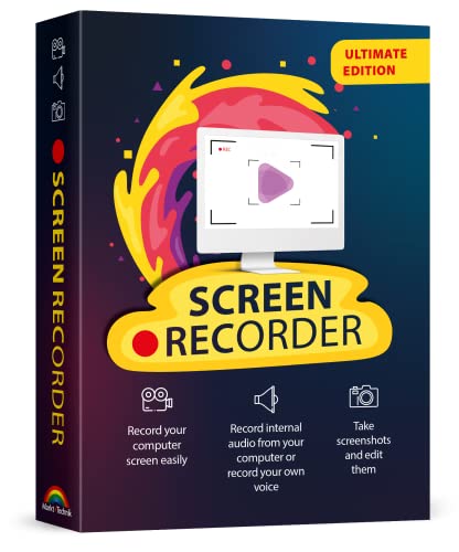 Screen recorder software for PC – record videos and take screenshots from your computer screen – compatible with Windows 11, 10, 8, 7