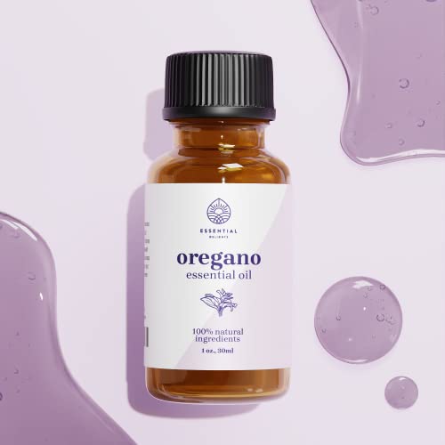 Oregano Essential Oil - 100% Pure & Certified (1 oz.) | Pure Grade Distilled Oregano Essential Oil | Vegan & Cruelty Free