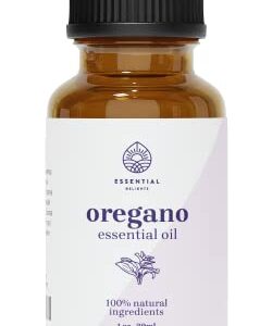 Oregano Essential Oil - 100% Pure & Certified (1 oz.) | Pure Grade Distilled Oregano Essential Oil | Vegan & Cruelty Free