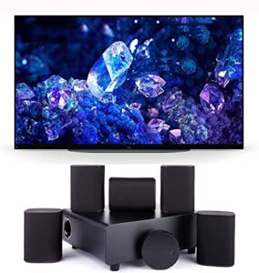 sony xr48a90k 48" 4k bravia xr oled high definition resolution smart tv with a platin milan-5-1-soundsend 5.1 immersive cinema-style sound system (2022)