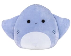 squishmallow official kellytoy plush sea life squad squishy soft plush toy animals (king the stingray, 12 inch)