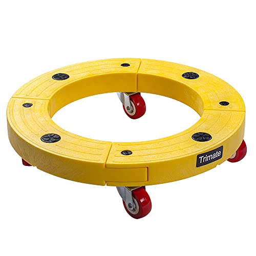 trimate KD Furniture Dolly, 300Lbs, Round: 16”, by, Multicolor