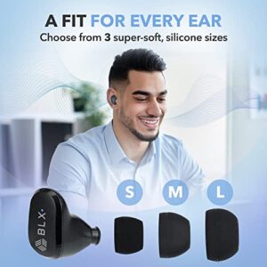 BLXBUDS G2 Wireless Earbuds - Wireless Bluetooth Headphones with Charging Case | TWS Dual-Stereo Earphones | Bluetooth Earbuds with Microphone for iPhone and Android | Up to 6 Hours Battery Life