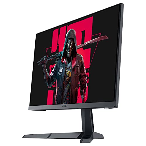 KOORUI 24" Gaming Monitor 165Hz, 1080p, 1ms, IPS, 99% sRGB Color Gamut, Adaptive Sync, Ultra Slim Frame, VESA Mountable (FHD 1920x1080, HDMI, DisplayPort) Black