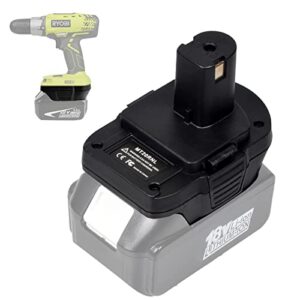 mt20rnl converter for makita to ryobi battery adapter, convert for makita 18v battery to ryobi 18v one+ plus lithium batteries, use for ryobi 18 volt cordless power tools