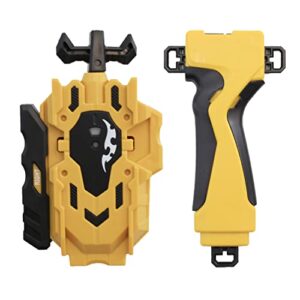 Launcher and Grip,Sparking Left&Right L/R Two-Way Launcher Compatible with All Bey Burst Series Bey Battling-Gold