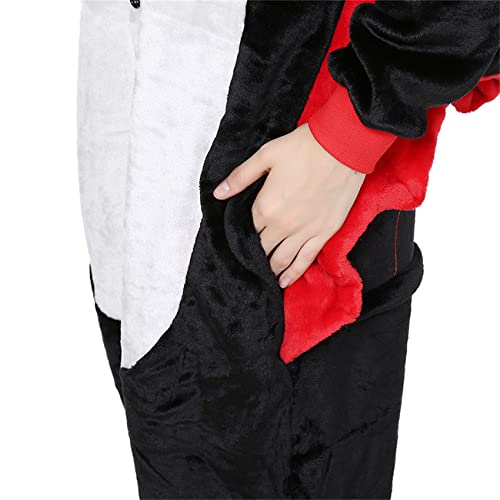 Unisex Adult Homewear Animal Pajamas Flannel One-pieces Pajamas Cosplay Kigurumi Onesie(bat(L))