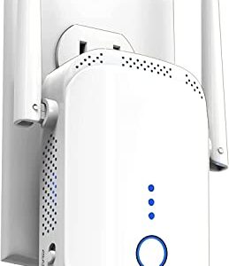 Fastest WiFi Extender/ Booster | 2023 release Up to 74% Faster | Broader Coverage Than Ever WiFi Signal Booster for Home | Internet/ WiFi Repeater, w/Ethernet Port, Made for USA