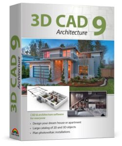 home design software compatible with windows 11, 10, 8.1, 7 – design your dream house including photovoltaic installations - 3d cad 9 architecture