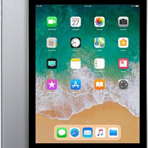 2018 Apple iPad (9.7-inch, Wi-Fi, 128GB) - Space Gray (Renewed Premium)