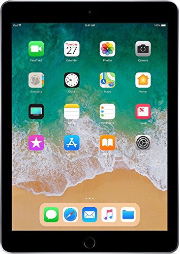 2018 Apple iPad (9.7-inch, Wi-Fi, 128GB) - Space Gray (Renewed Premium)