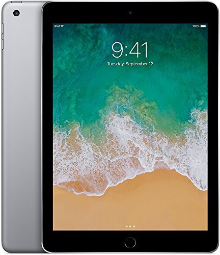 2018 Apple iPad (9.7-inch, Wi-Fi, 128GB) - Space Gray (Renewed Premium)